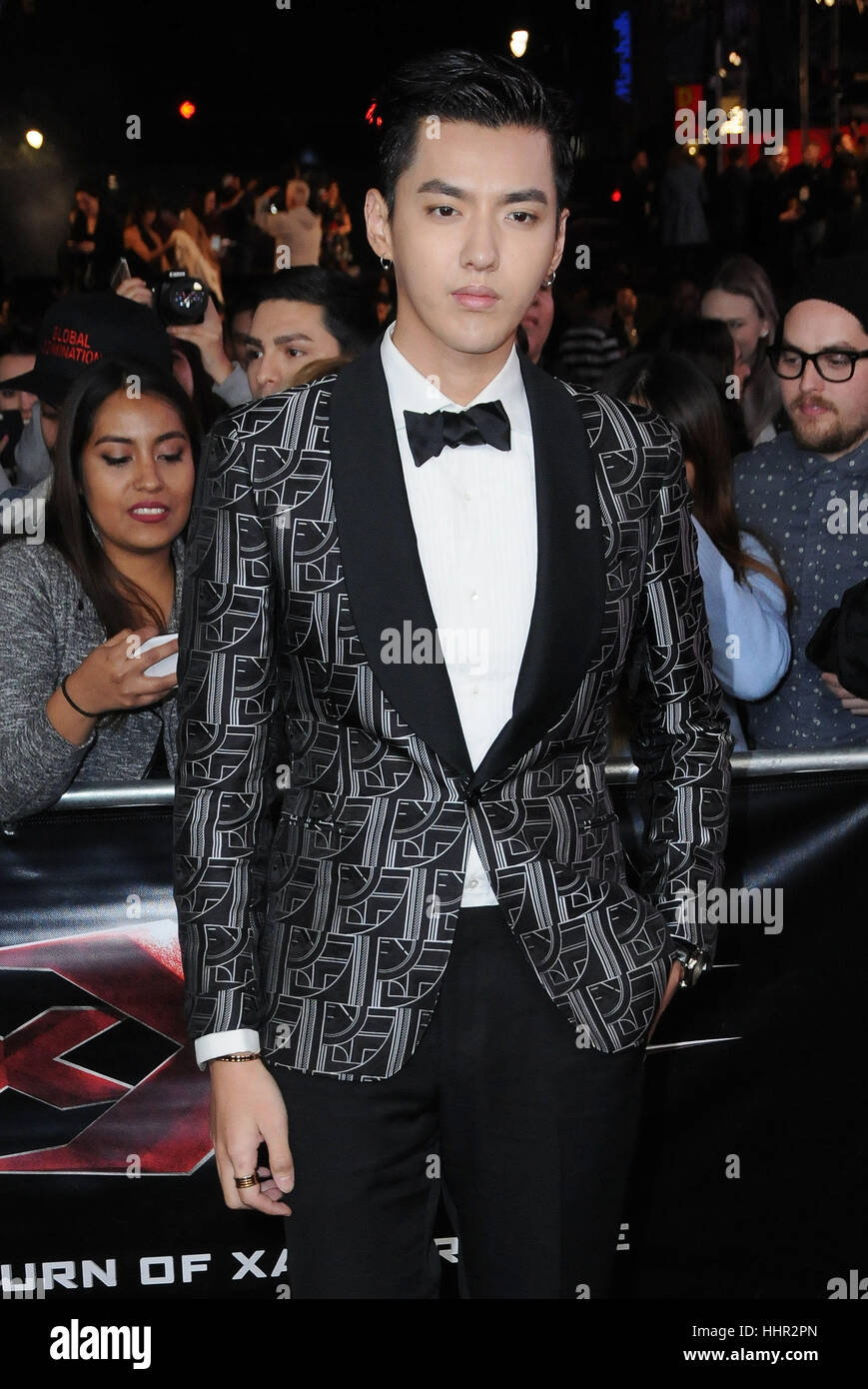 Hollywood, CA, USA. 19th Jan, 2017. Kris Wu. Los Angeles premiere of ...