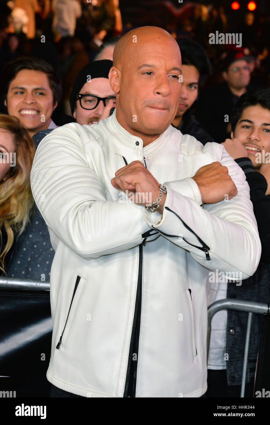 Los Angeles, USA. 19th Jan, 2017. Actor Vin Diesel at the Los Angeles ...