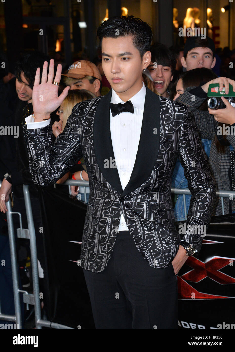 Los Angeles, USA. 19th Jan, 2017. Actor Kris Wu at the Los Angeles ...