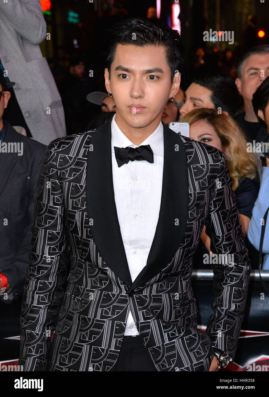 Los Angeles, USA. 19th Jan, 2017. Actor Kris Wu at the Los Angeles ...