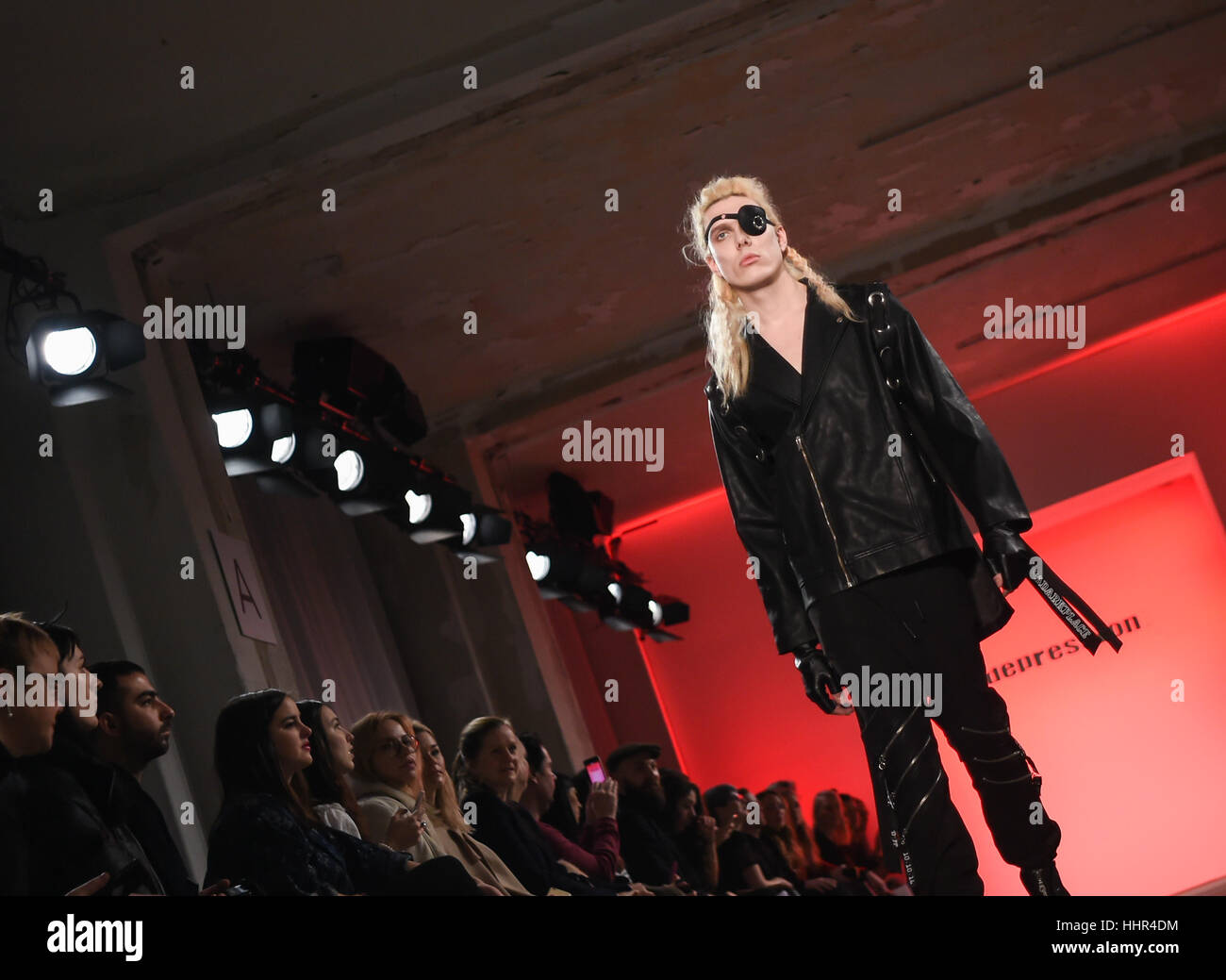 Berlin, Germany. 20th Jan, 2017. 'Depression' fashion show during the ...