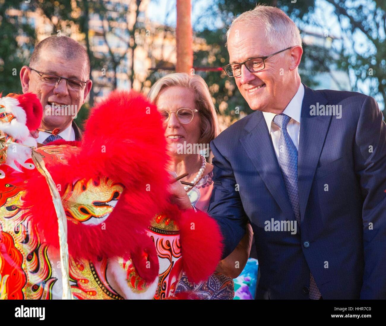 Chinese new year australia lion hi-res stock photography and images - Alamy