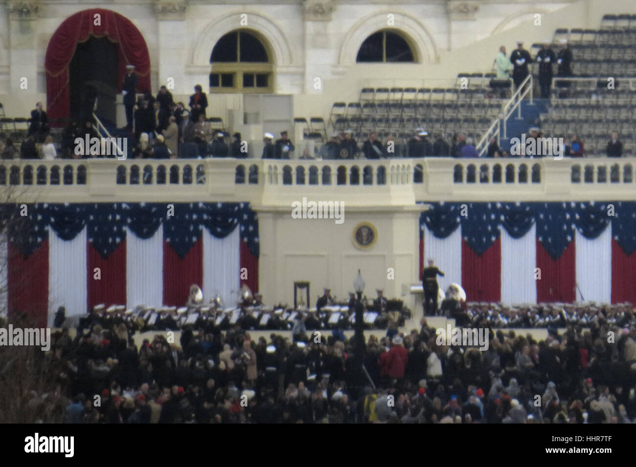 Inauguration platform hi-res stock photography and images - Alamy
