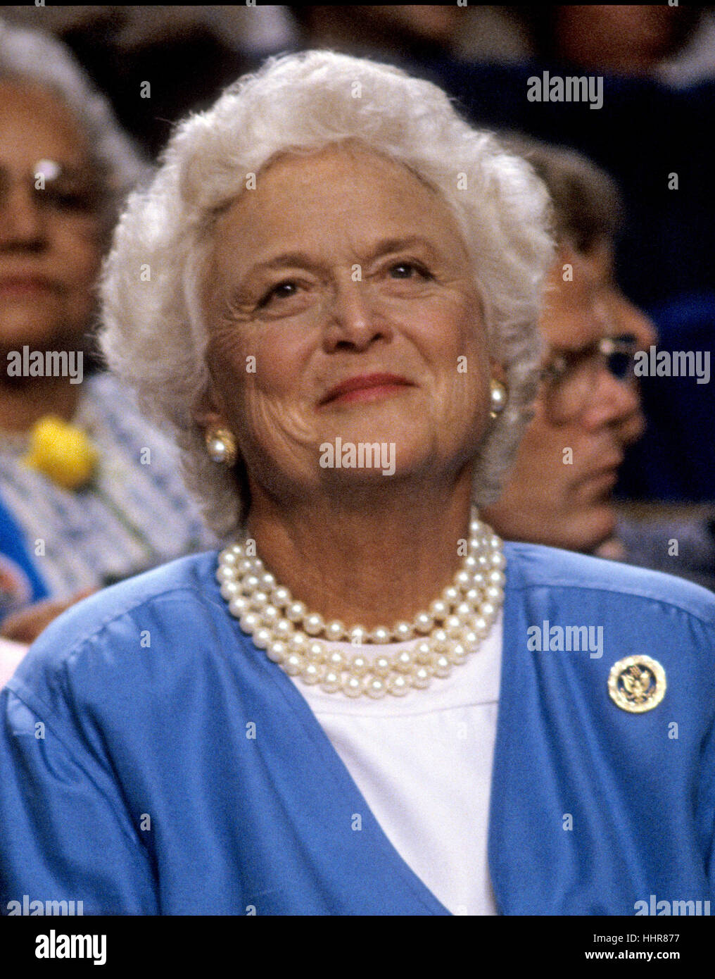 Barbara Bush, wife of United States Vice President George H.W. Bush ...
