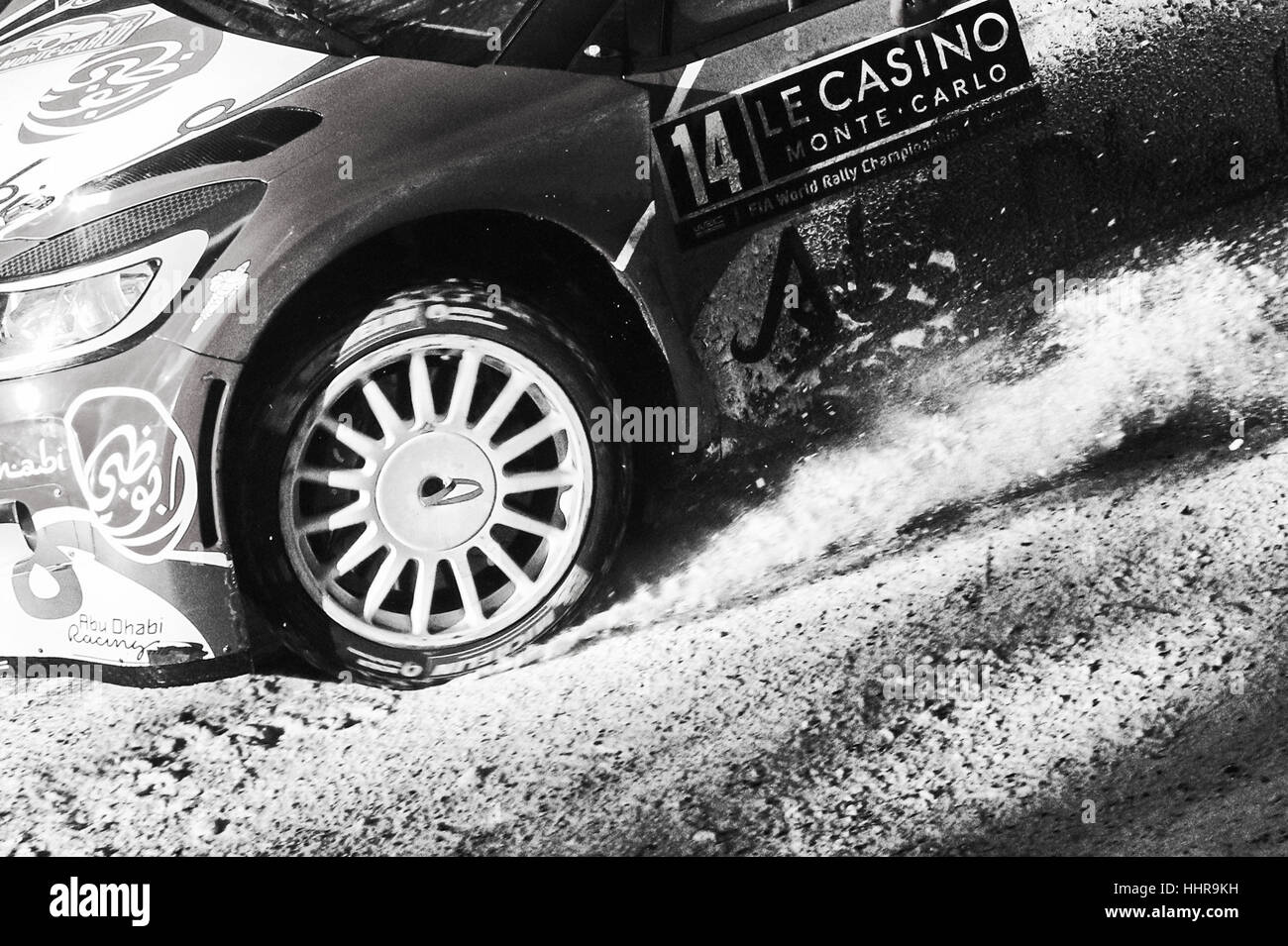 January 20th 2017, Monte Carlo, Monaco; 2017 WRC Monte Carlo Rally ...