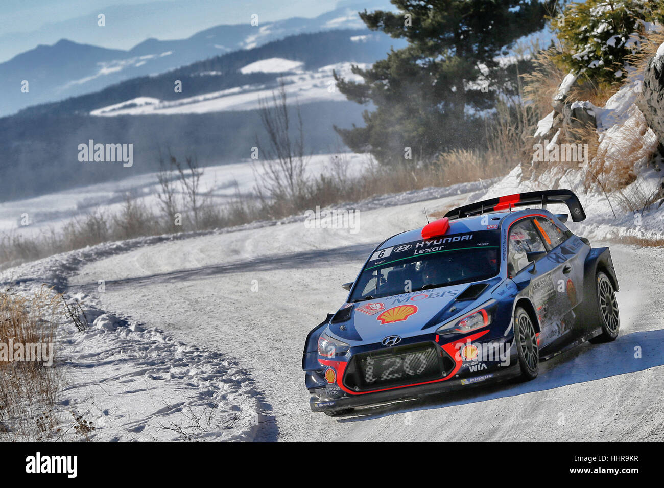 January 20th 2017, Monte Carlo, Monaco; 2017 WRC Monte Carlo Rally; Dani Sordo Stock Photo - Alamy