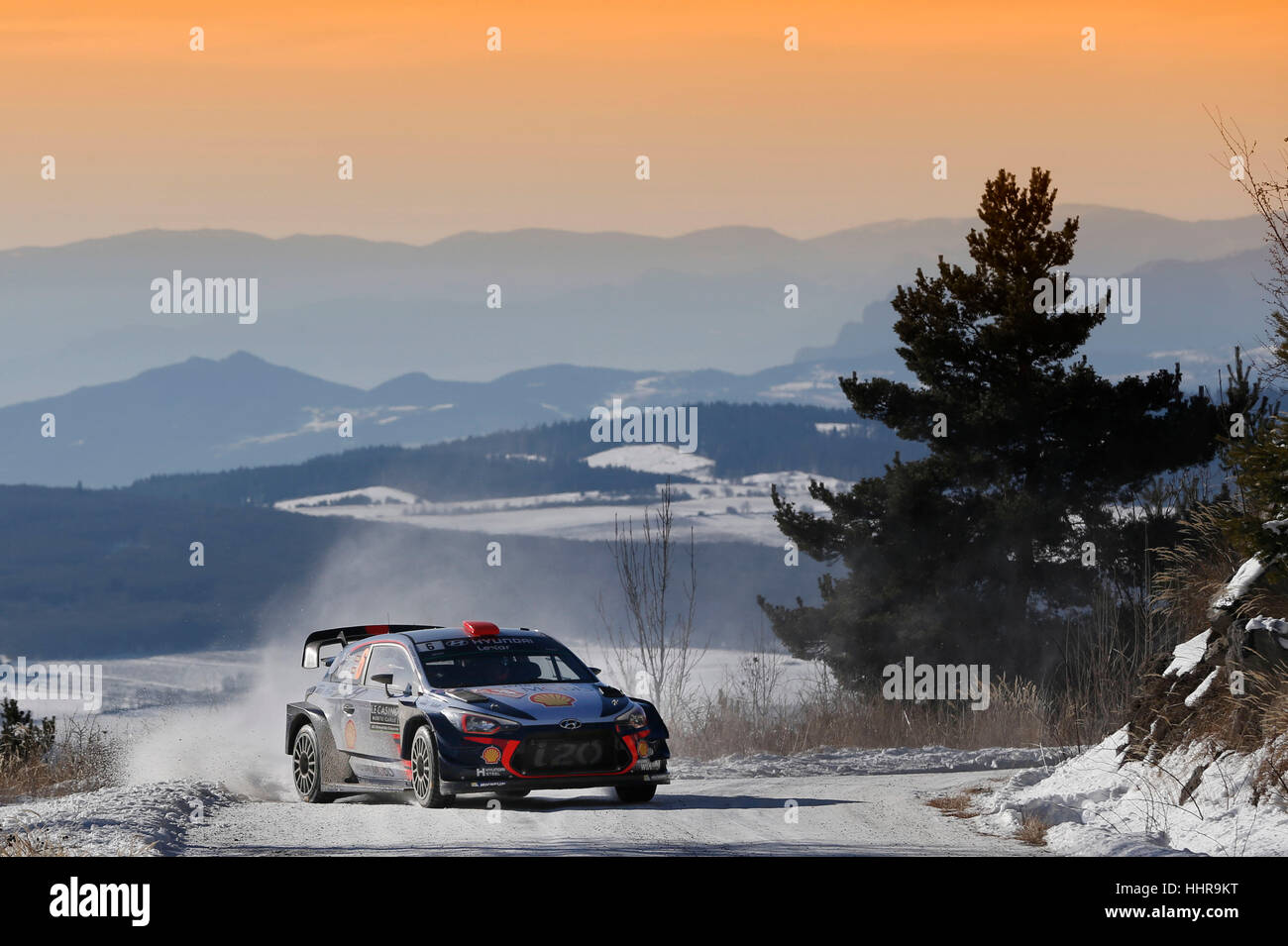 January 20th 2017, Monte Carlo, Monaco; 2017 WRC Monte Carlo Rally; Dani Sordo Stock Photo - Alamy