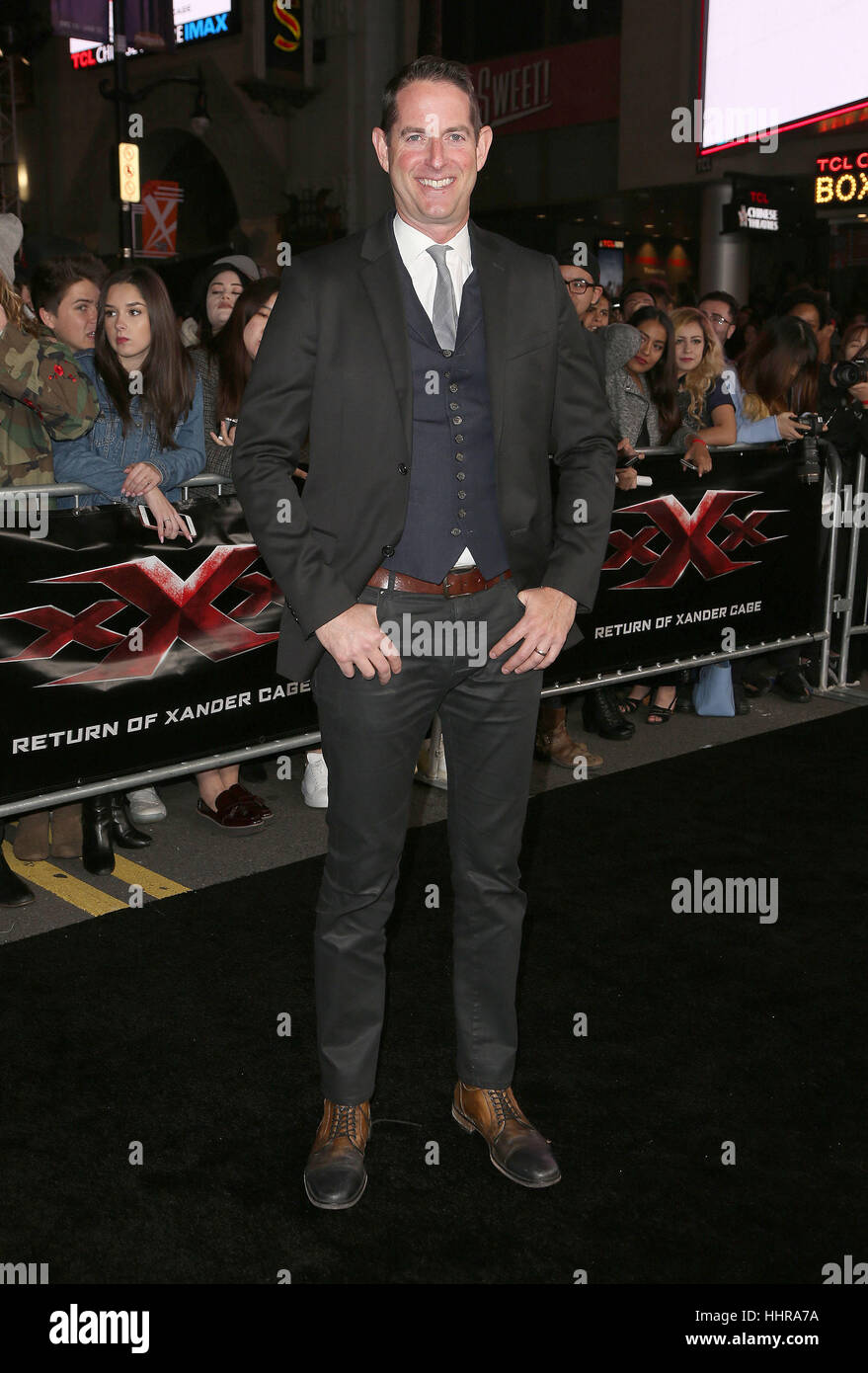 Hollywood, USA. 19th Jan, 2017. Jeff Kirschenbaum seen attending the 'xXx: Return Of Xander Cage ...