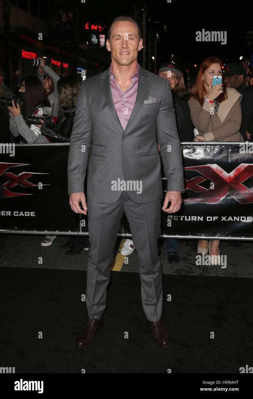 Hollywood, USA. 19th Jan, 2017. Andrey Ivchenko seen attending the 'xXx ...