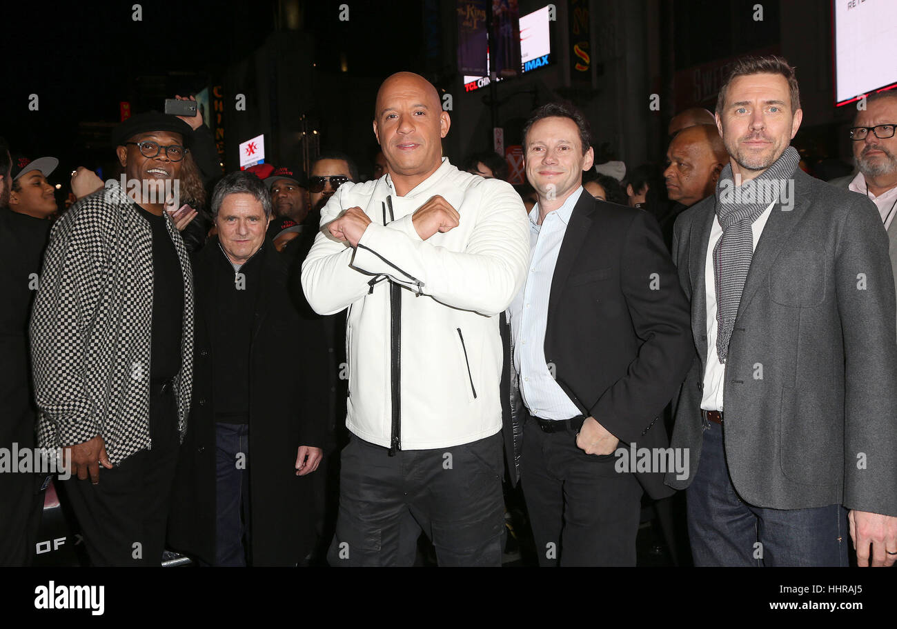Hollywood, USA. 19th Jan, 2017. Samuel L. Jackson, Vin Diesel, Ice Cube ...