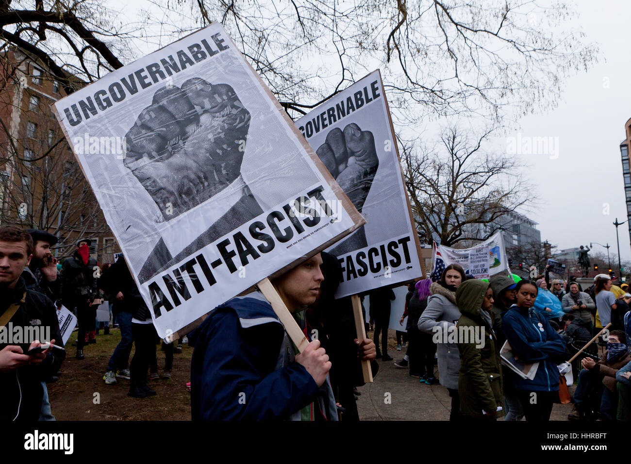 Anti police protest signs hi-res stock photography and images - Alamy