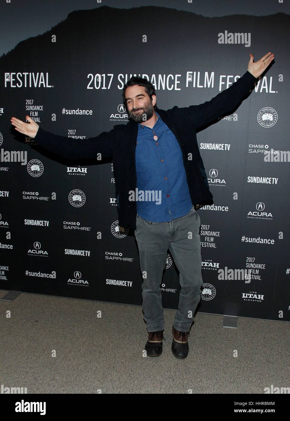 Park City, USA. 20th Jan, 2017. Jay Duplass seen arriving at the ...