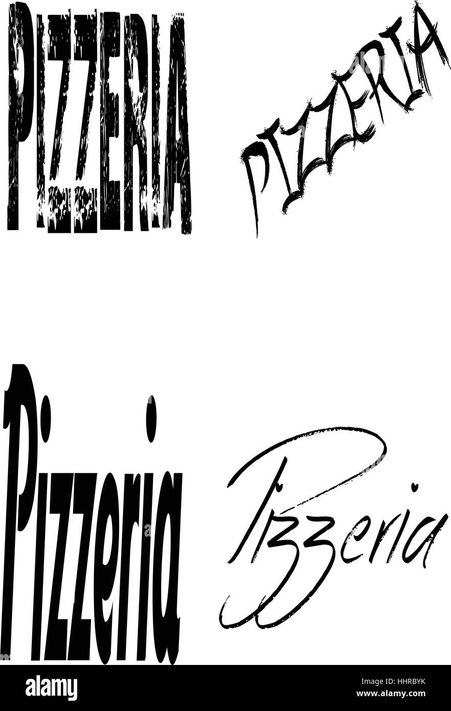 Pizzeria naples Stock Vector Images - Alamy