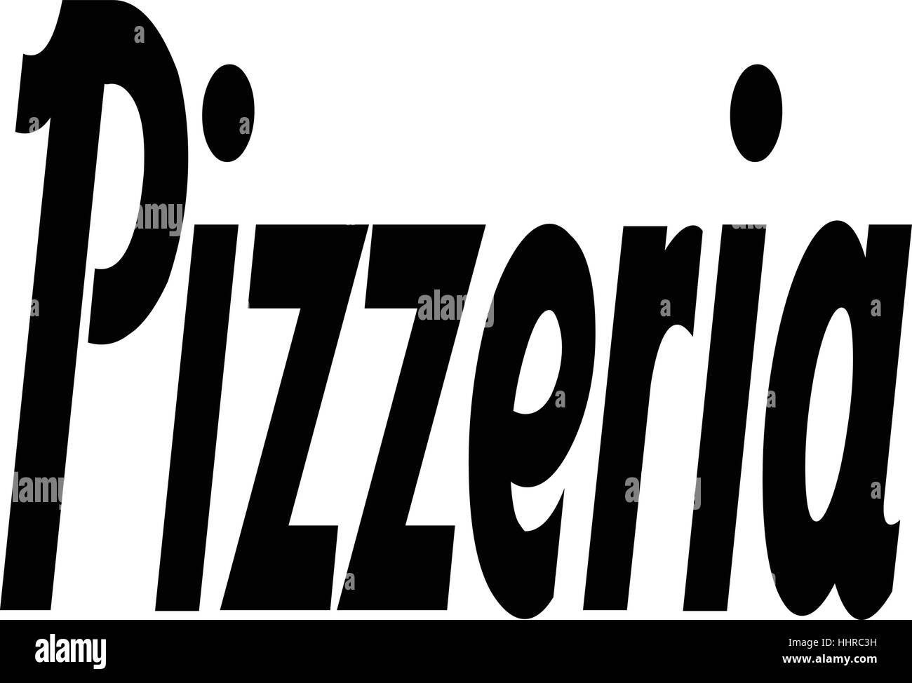 Pizza sign naples Stock Vector Images - Alamy