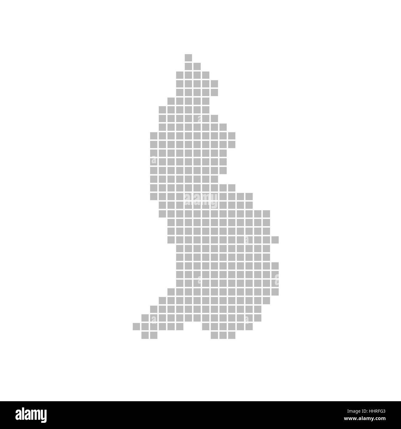 map of pixels: liechtenstein Stock Photo - Alamy