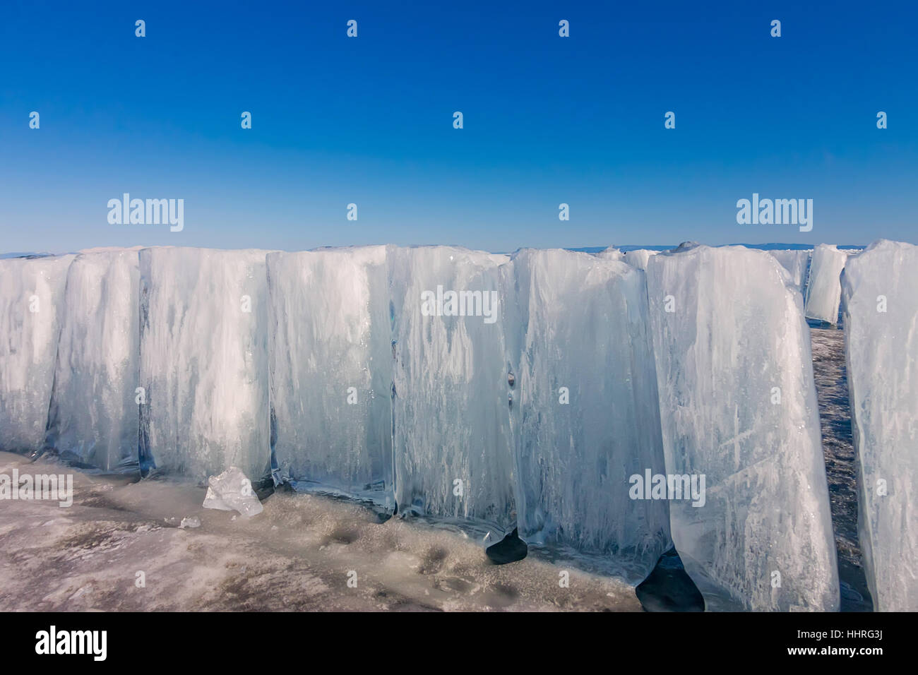 Ice blocks sky rocks hi-res stock photography and images - Alamy