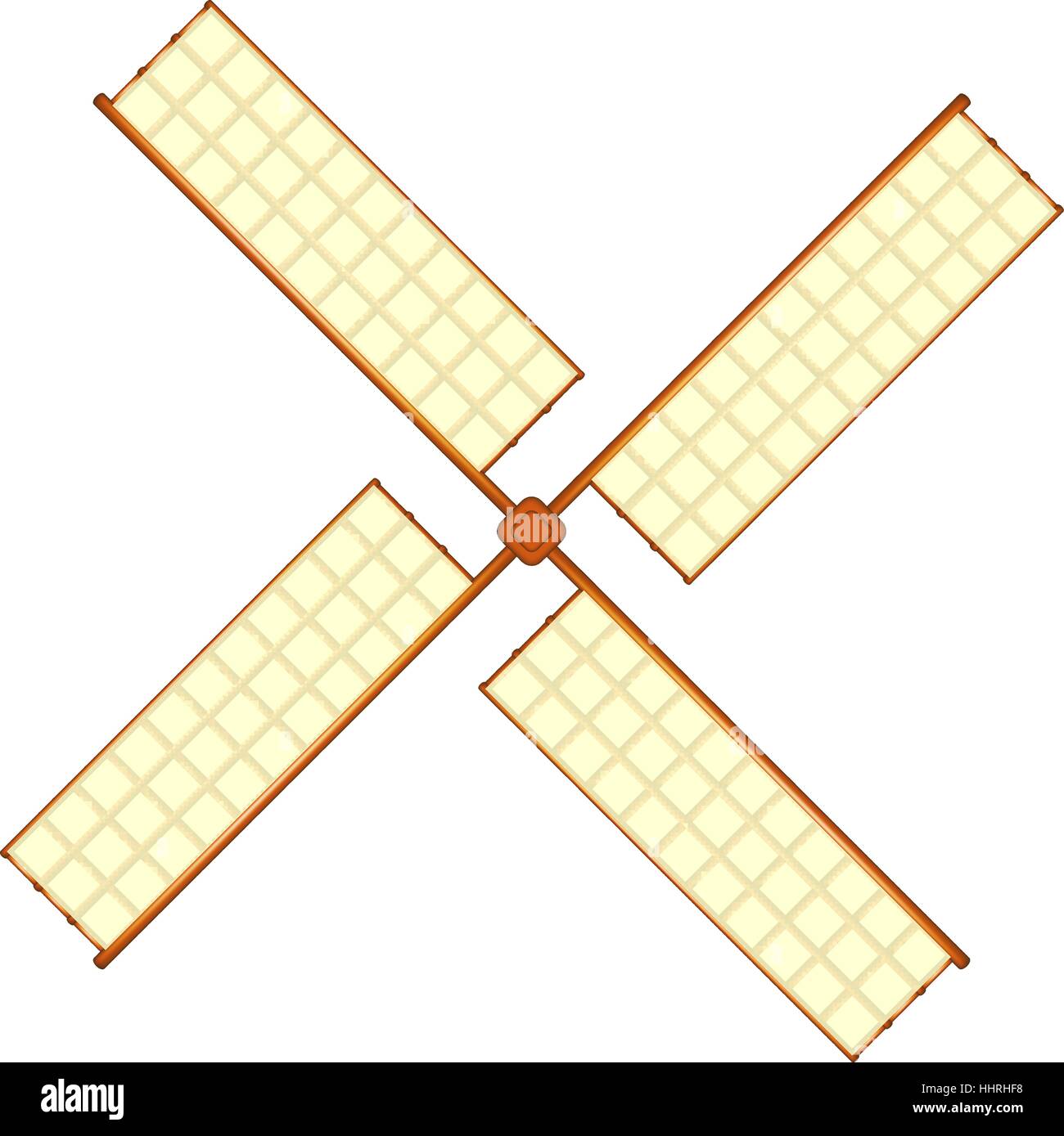 Wooden windmill in retro design Stock Vector Image & Art - Alamy