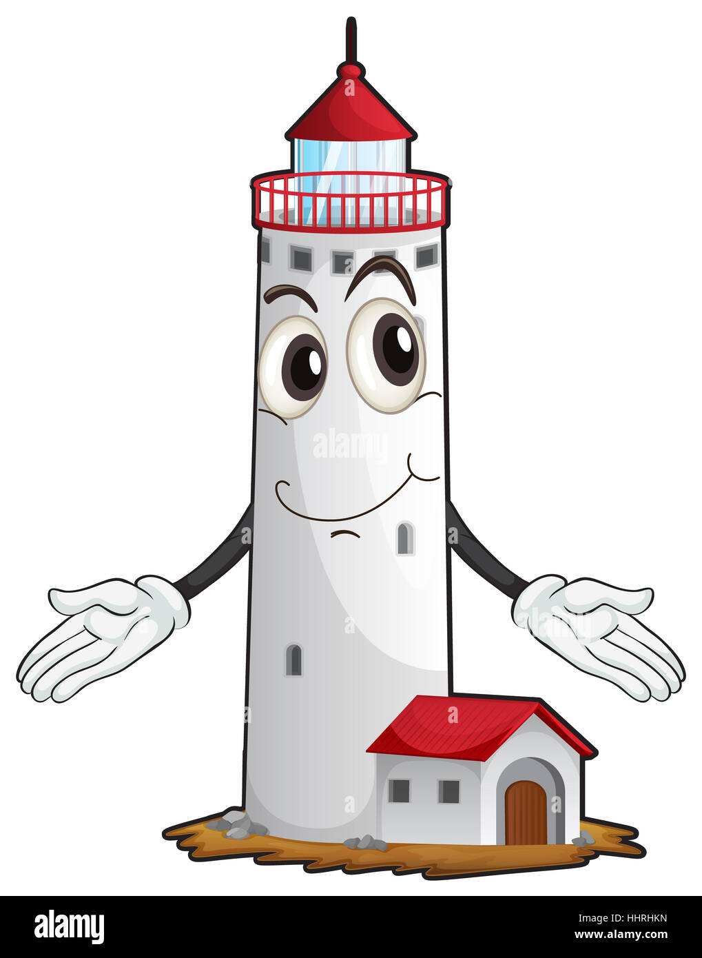 Drawing lighthouse building tower security hi-res stock photography and ...