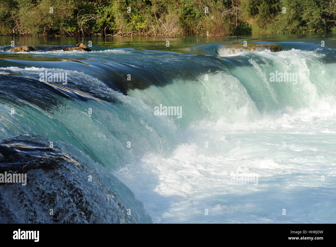 waves, waterfall, nature-sanctuary, torrent, current of the river ...