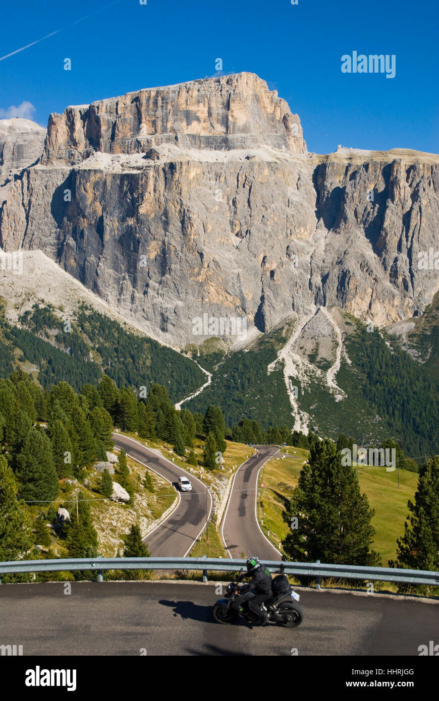 dolomites, alps, south tyrol, mountain road, mountain, scenery ...