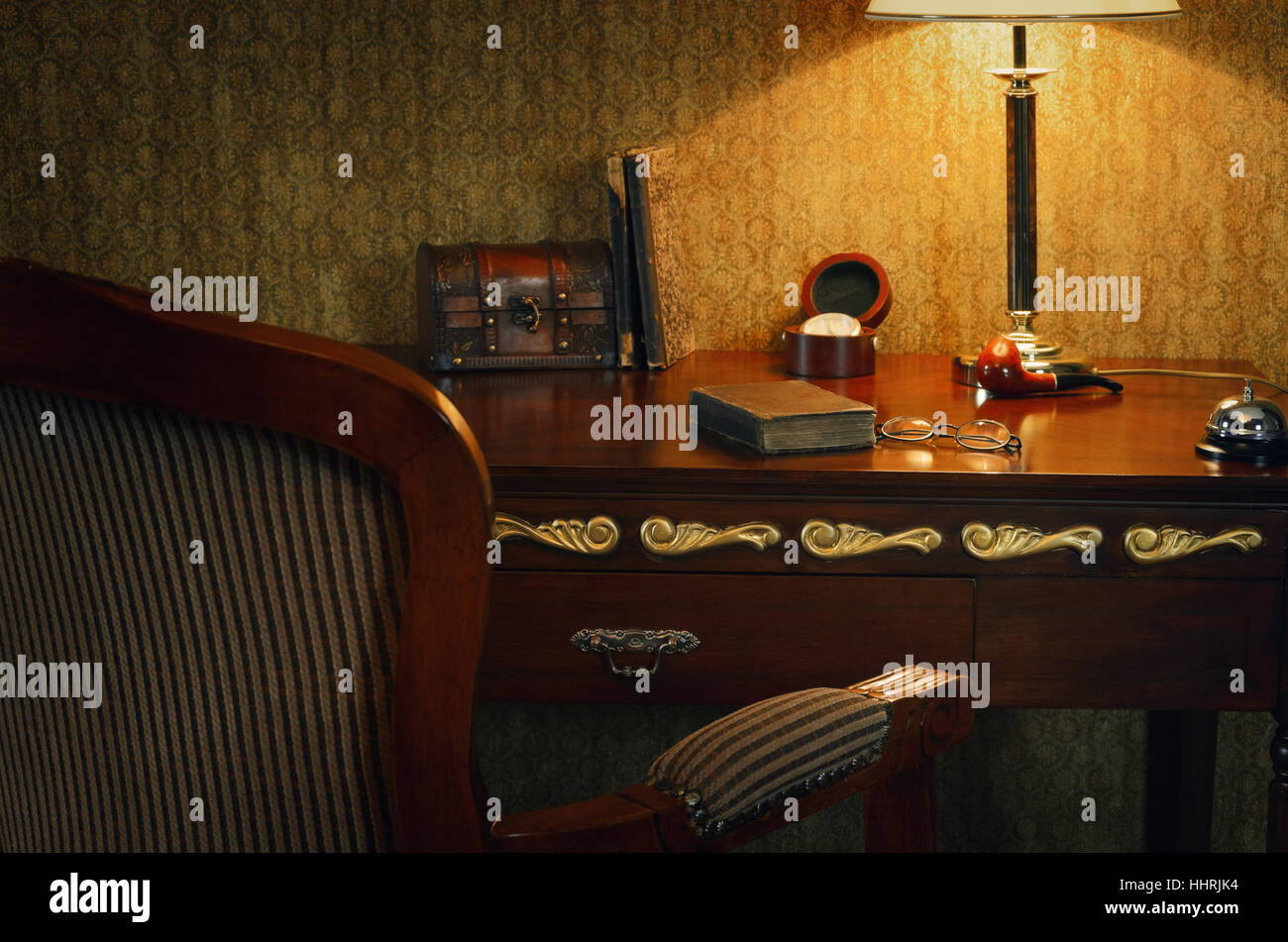 still life, table, book, light, armchair, stool, still life, desk ...