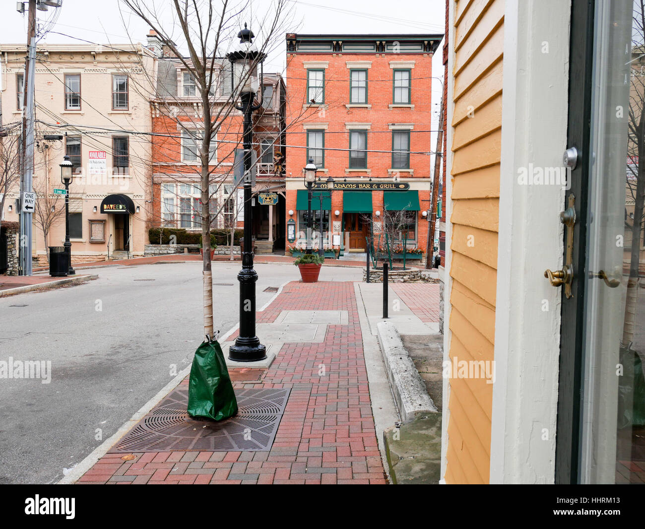 St. Gregory Street, Mount Adams neighborhood, Cincinnati, Ohio Stock ...