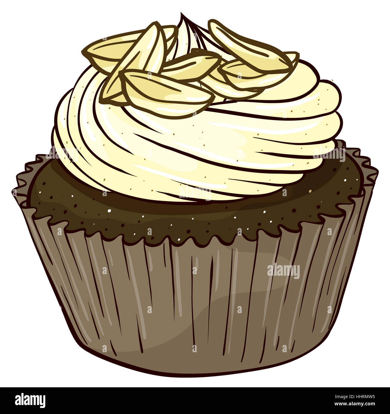 comic, illustration, cartoon, food, aliment, bread, single, sweet ...