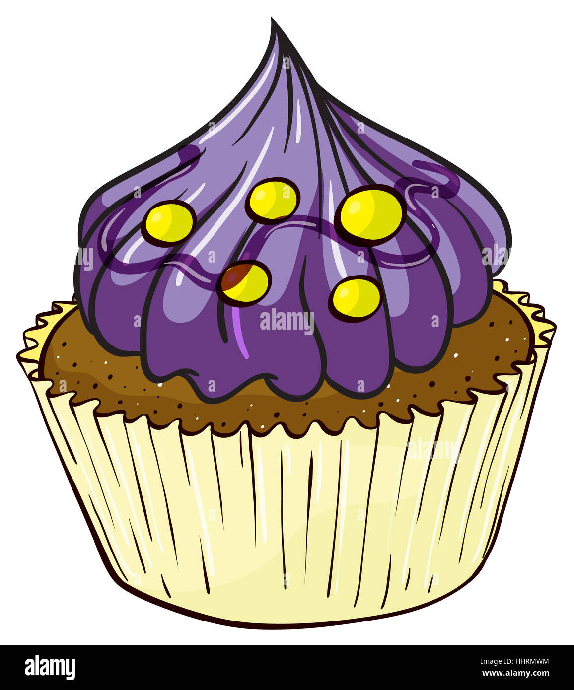 comic, illustration, cartoon, food, aliment, bread, single, sweet ...