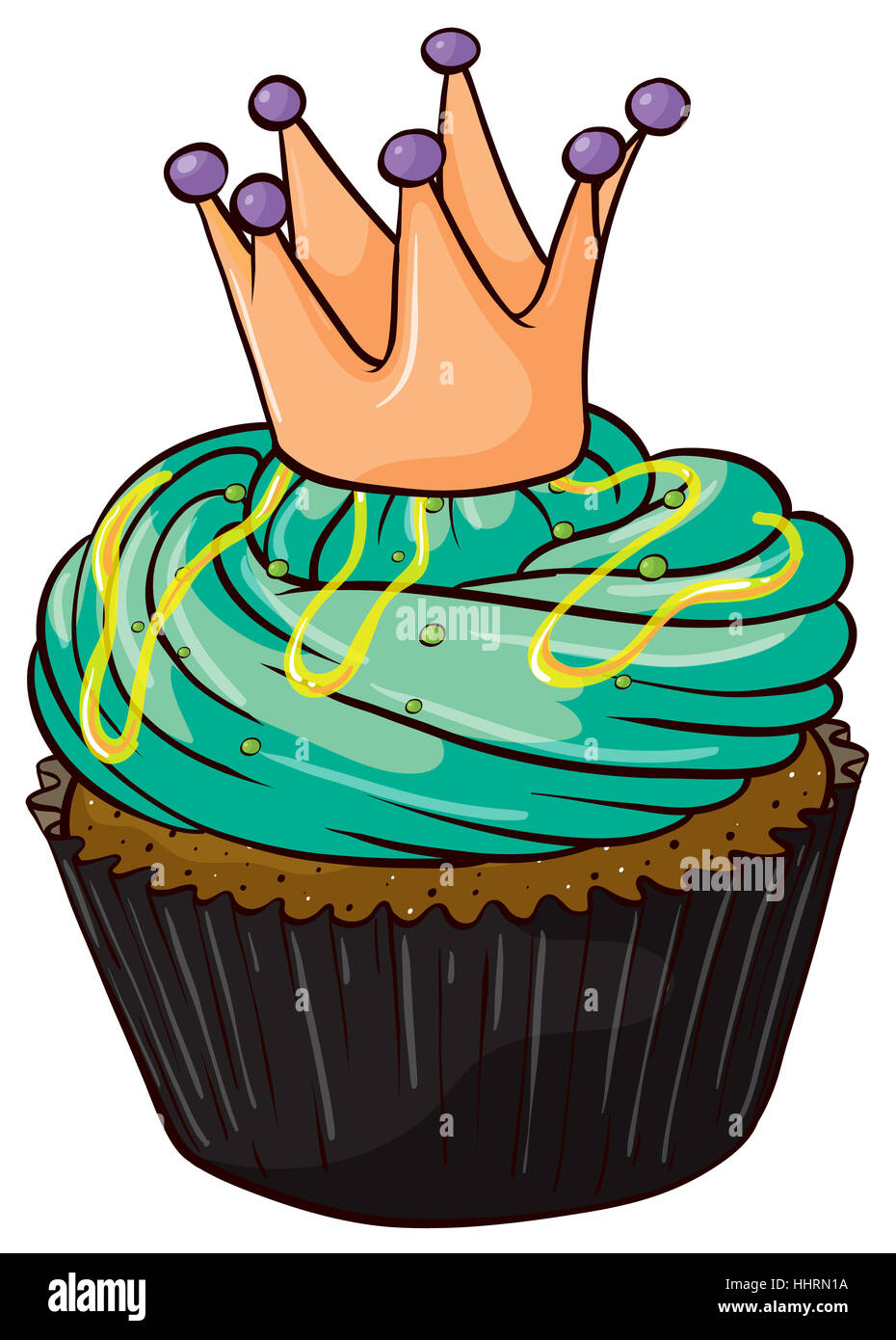 comic, illustration, cartoon, food, aliment, bread, single, sweet ...