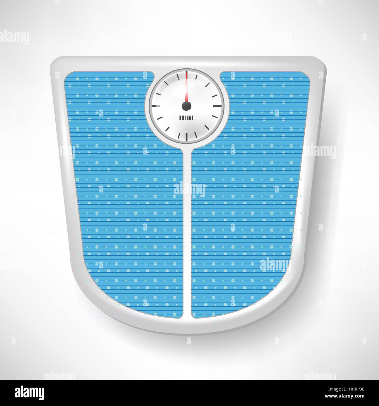 single blue bathroom weight scale Stock Photo - Alamy