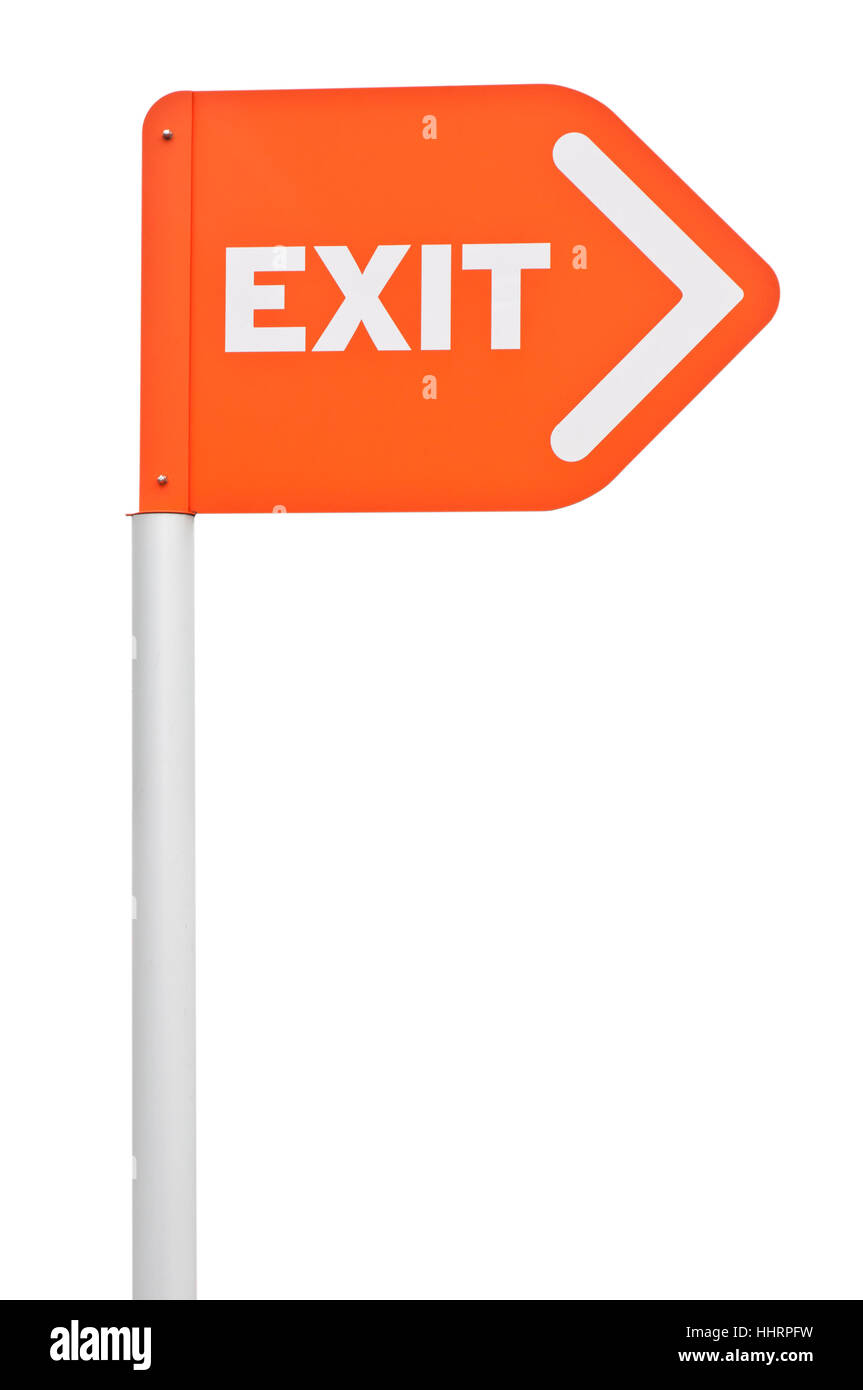 sign, signal, isolated, emergency, exit, backdrop, background, white ...