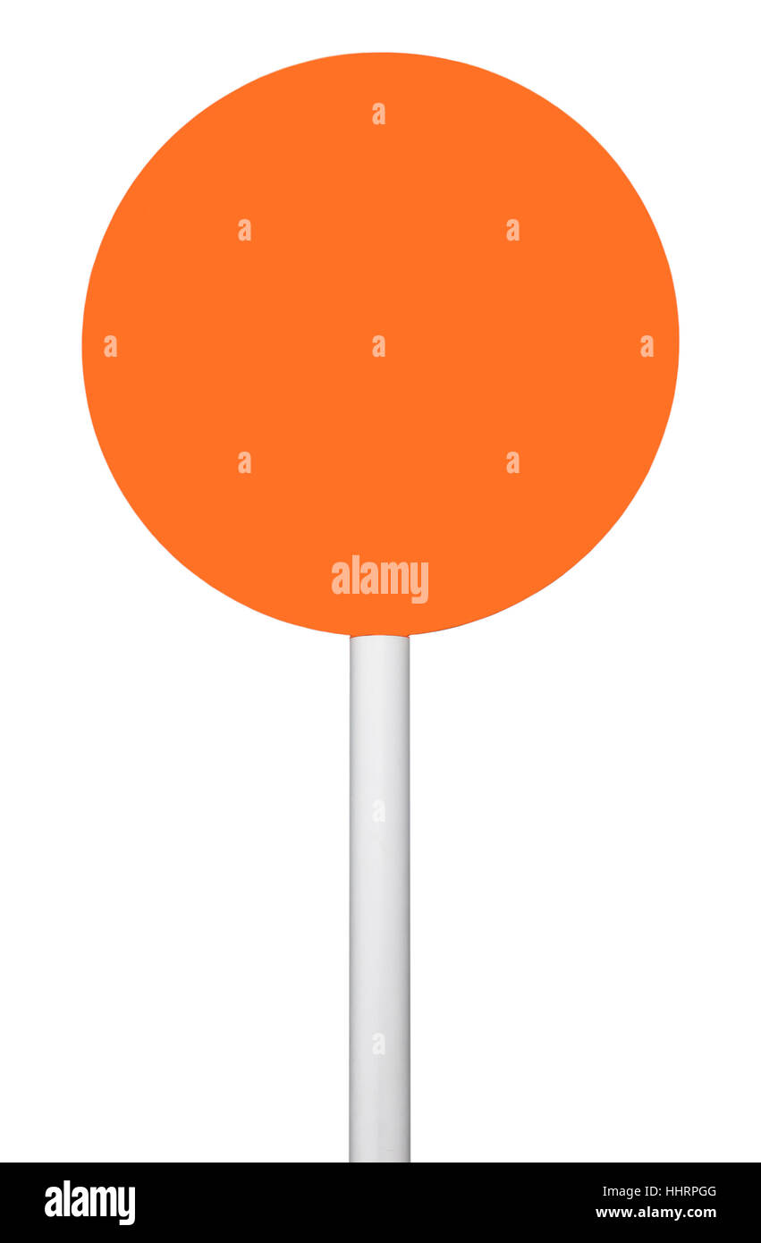 sign, signal, isolated, post, circular, backdrop, background, white ...