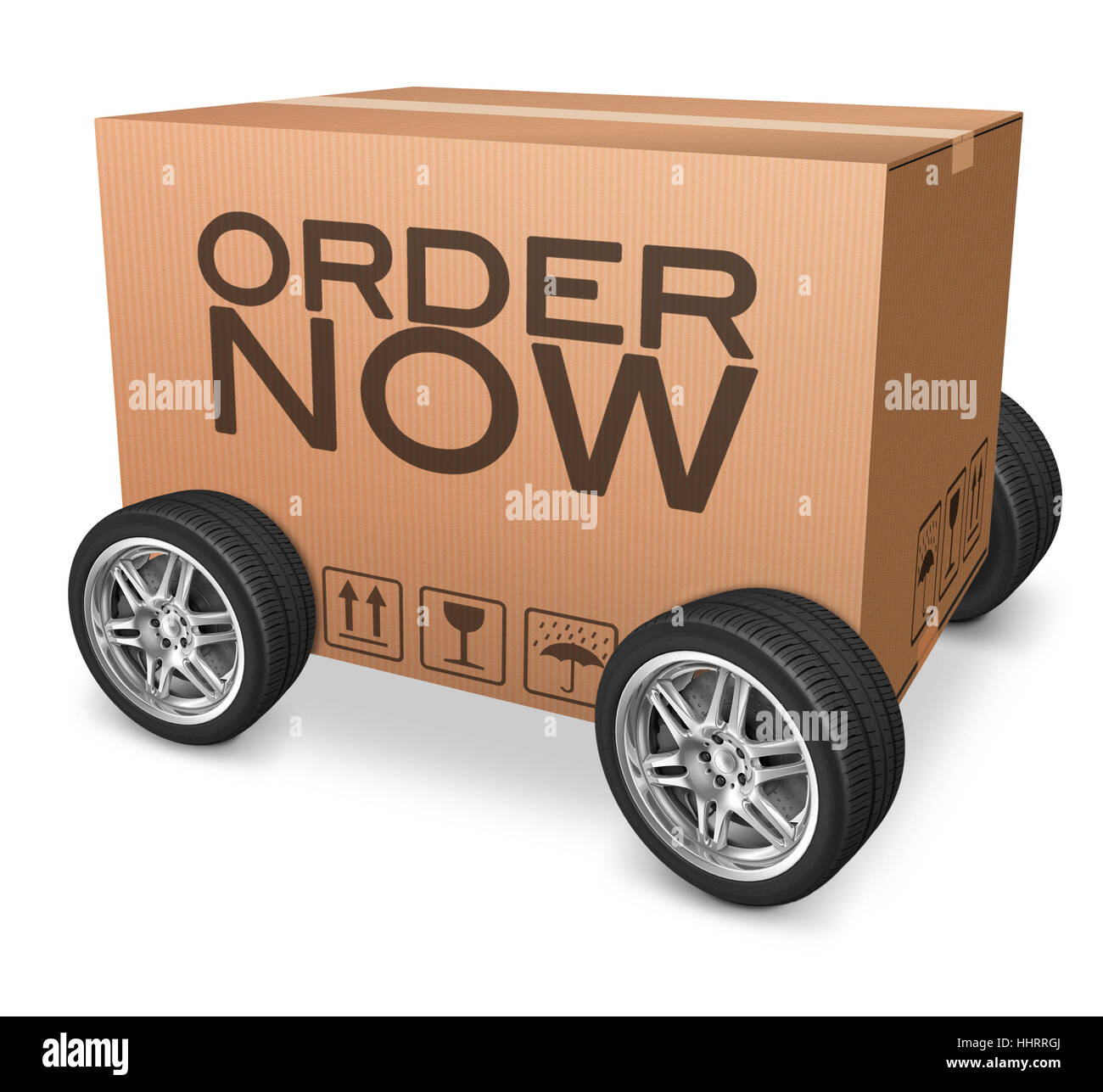 Order now box hi-res stock photography and images - Alamy