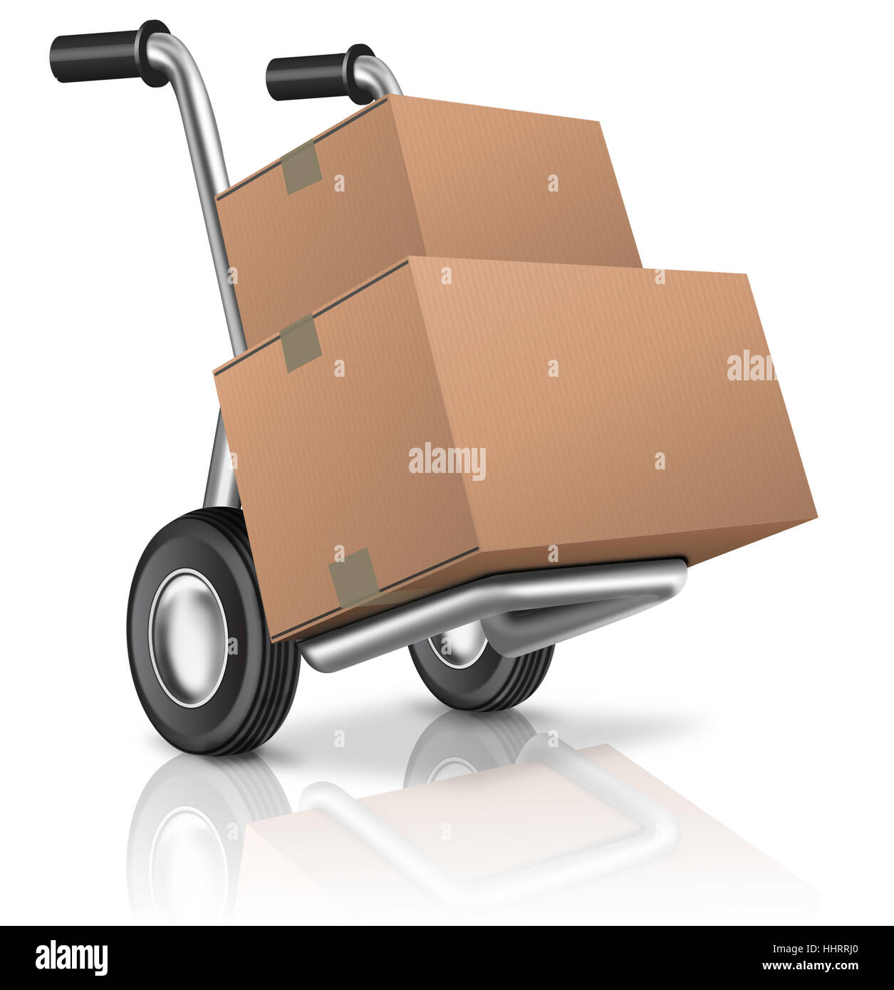 isolated, traffic, transportation, package, cardboard box, packet ...