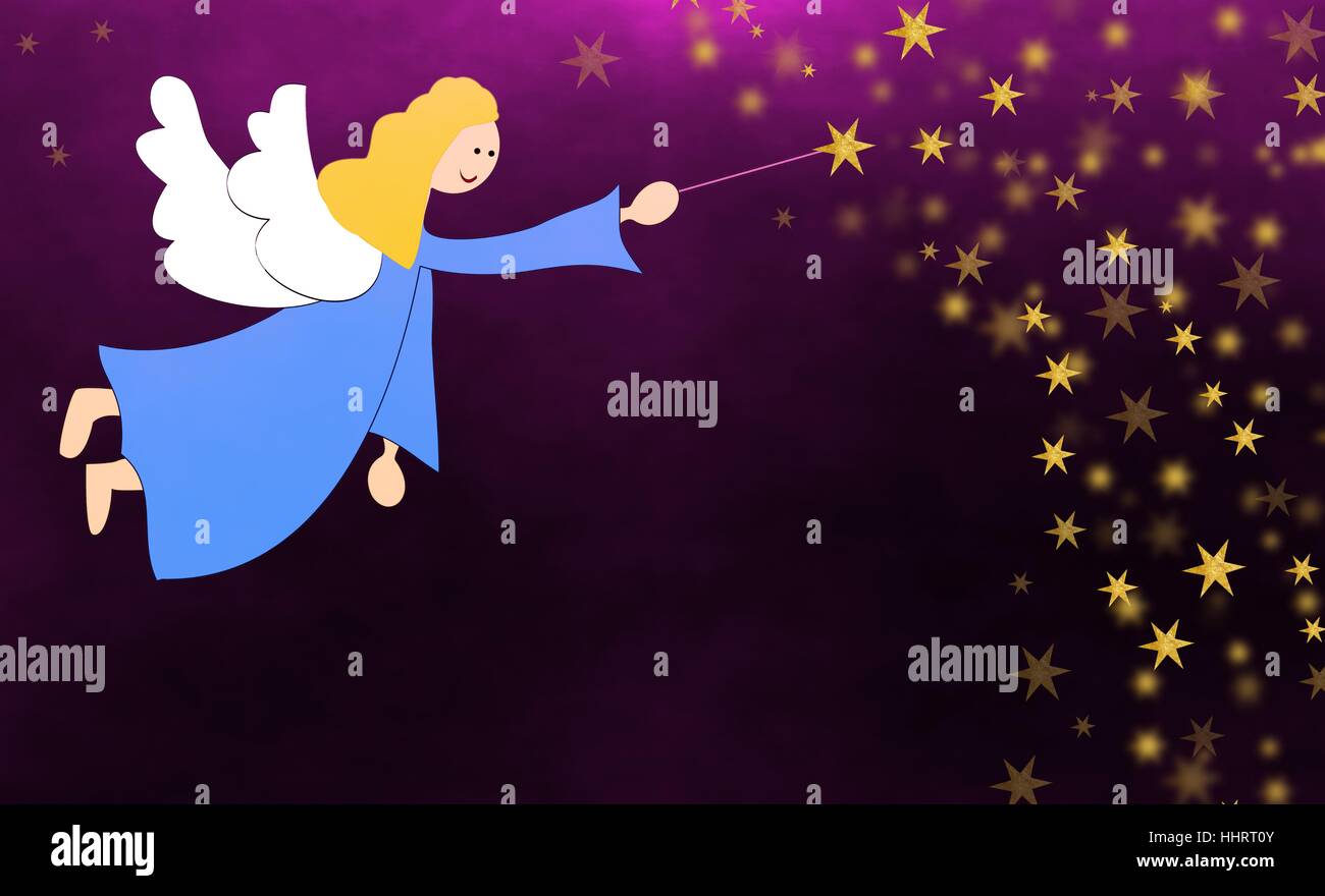 blue, art, graphic, wing, golden, illustration, purple, angel, angels ...