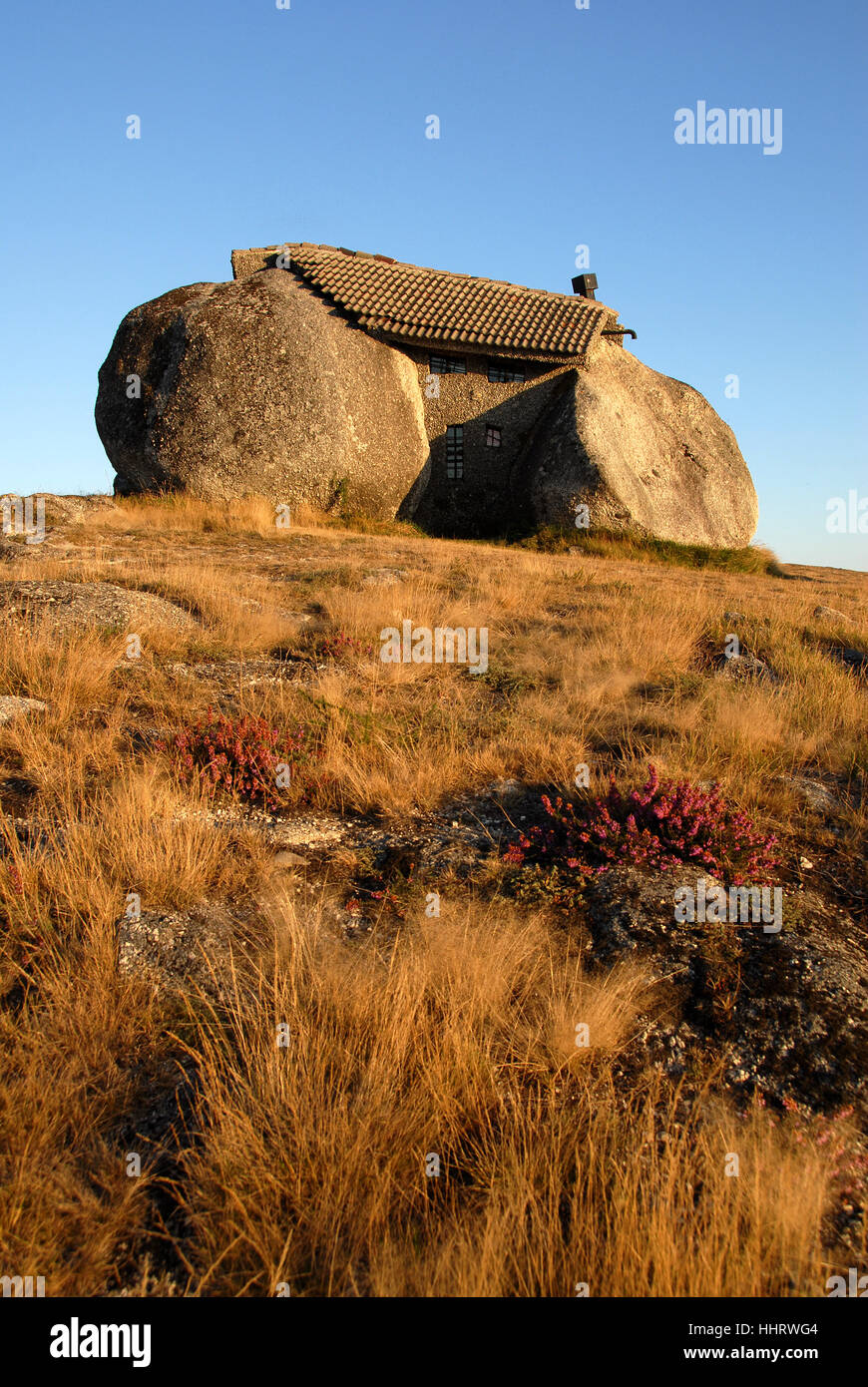 house, building, rock, portugal, style of construction, architecture ...