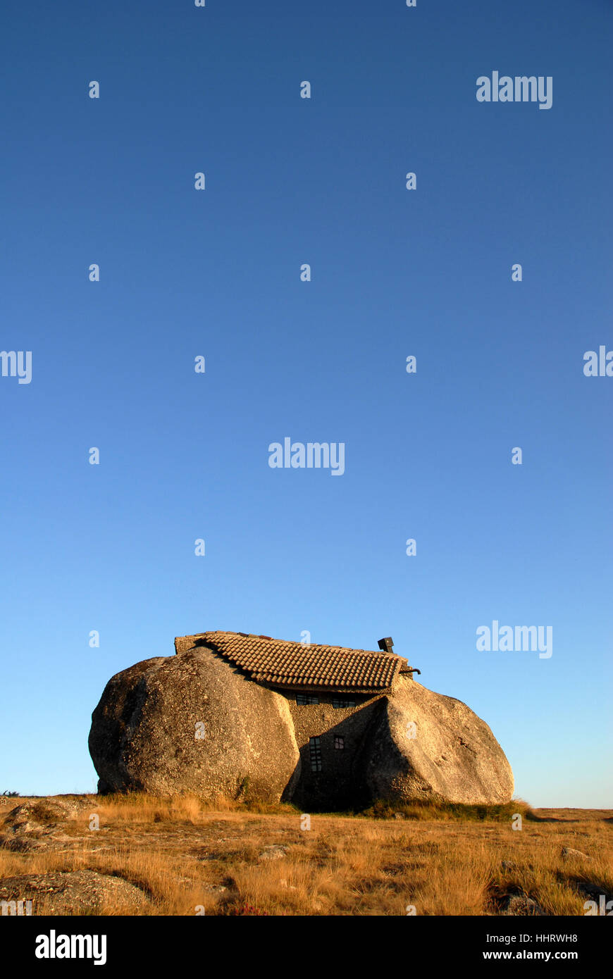 house, building, rock, portugal, style of construction, architecture ...