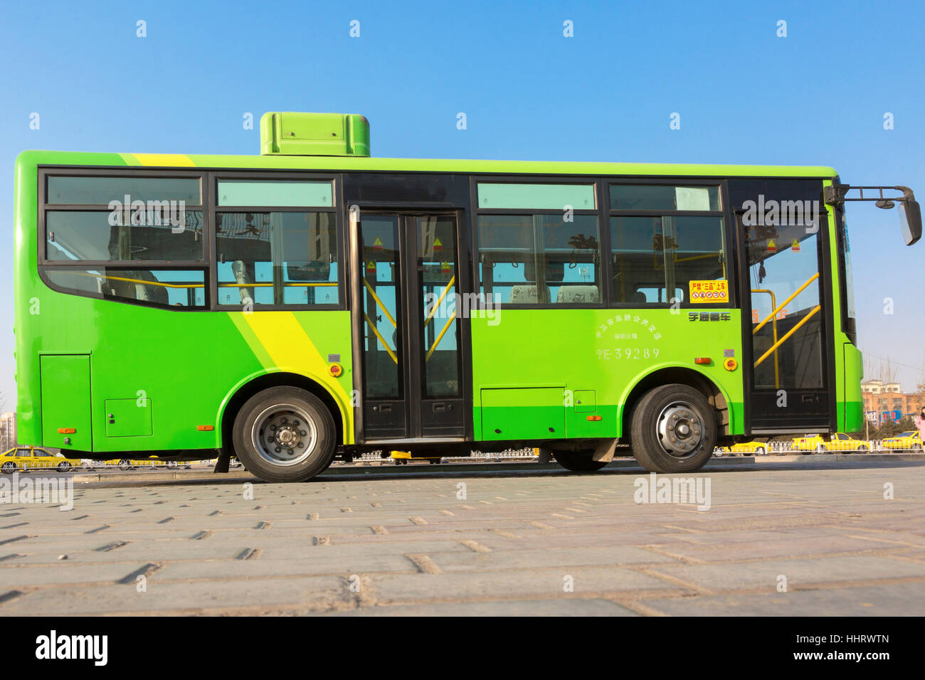 Chinese bus in service in hi-res stock photography and images - Alamy