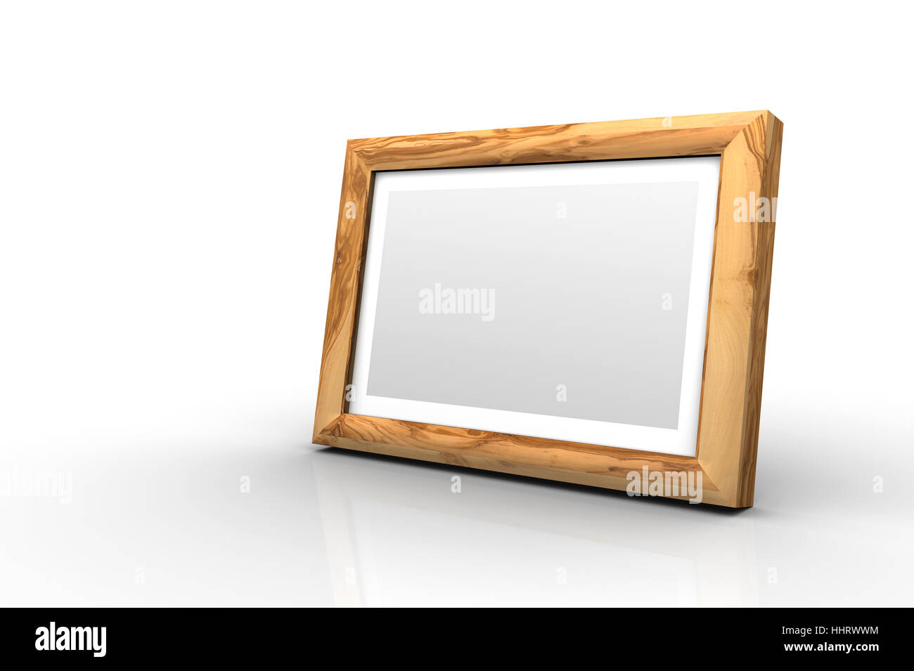 wooden picture frame - olive tree Stock Photo - Alamy