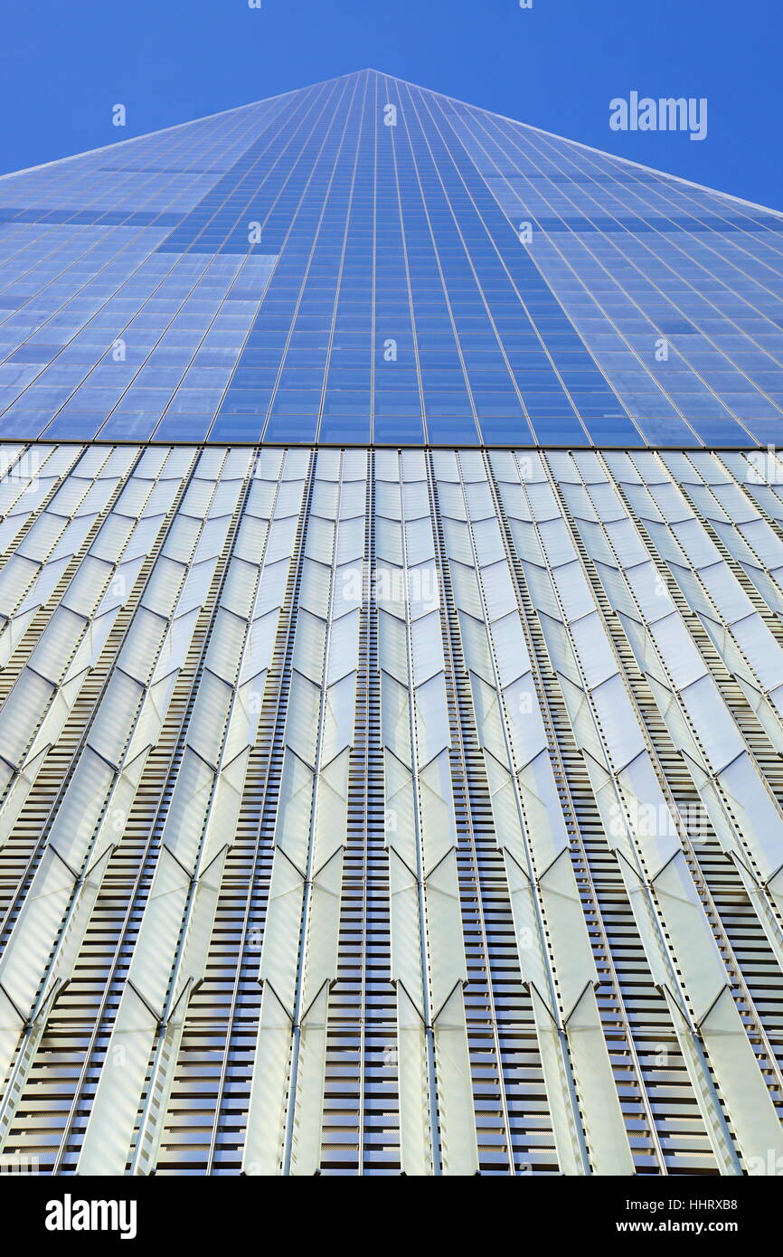 Architectural details of the Freedom Tower, One World Trade Center, WTC ...