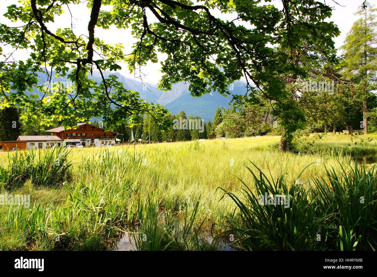 landscape at kramerplateauwegrn Stock Photo - Alamy