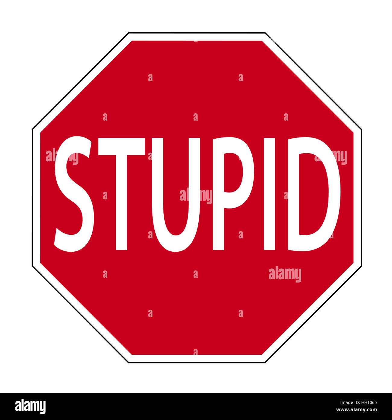fools traffic signs stupid Stock Photo - Alamy