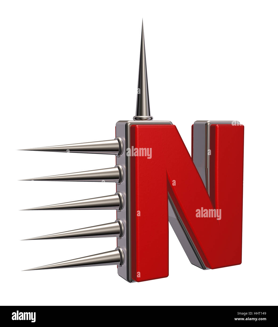 prickle, thorns, writing, font, typography, metal, letter, sharpen ...