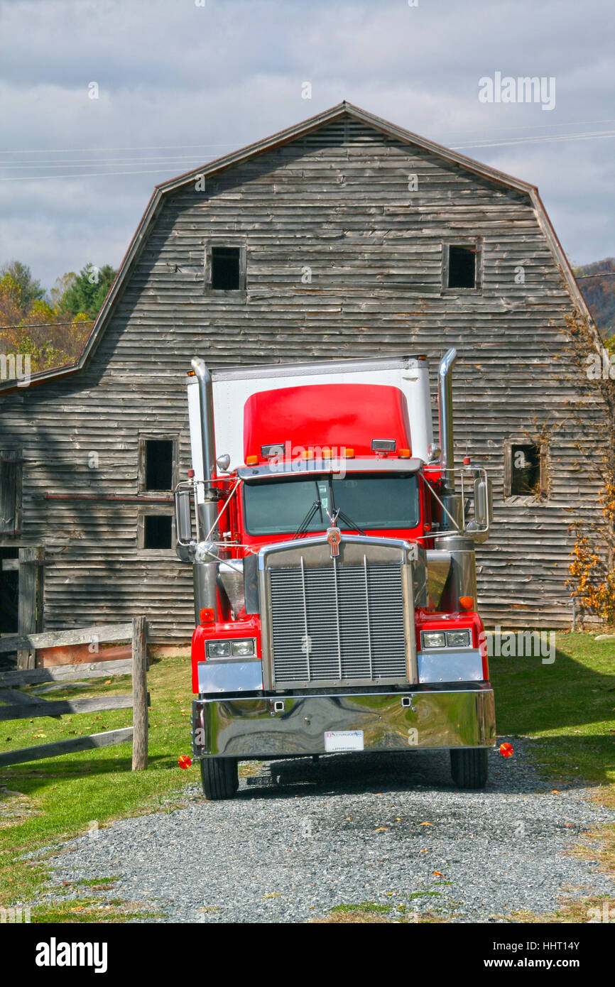 american, usa, america, barn, truck, lorry, red, american, car ...