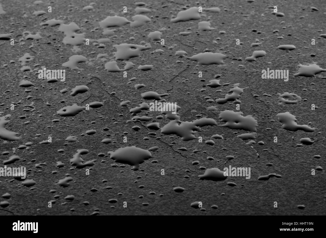 Wet slate background Black and White Stock Photos & Images - Alamy