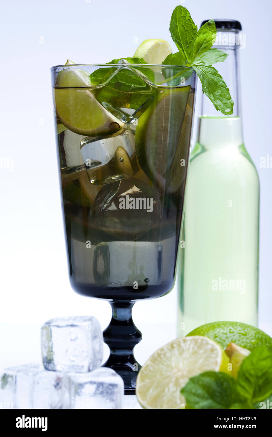 drink, drinking, bibs, cold, alcohol, lemon, citron, cocktail, long ...