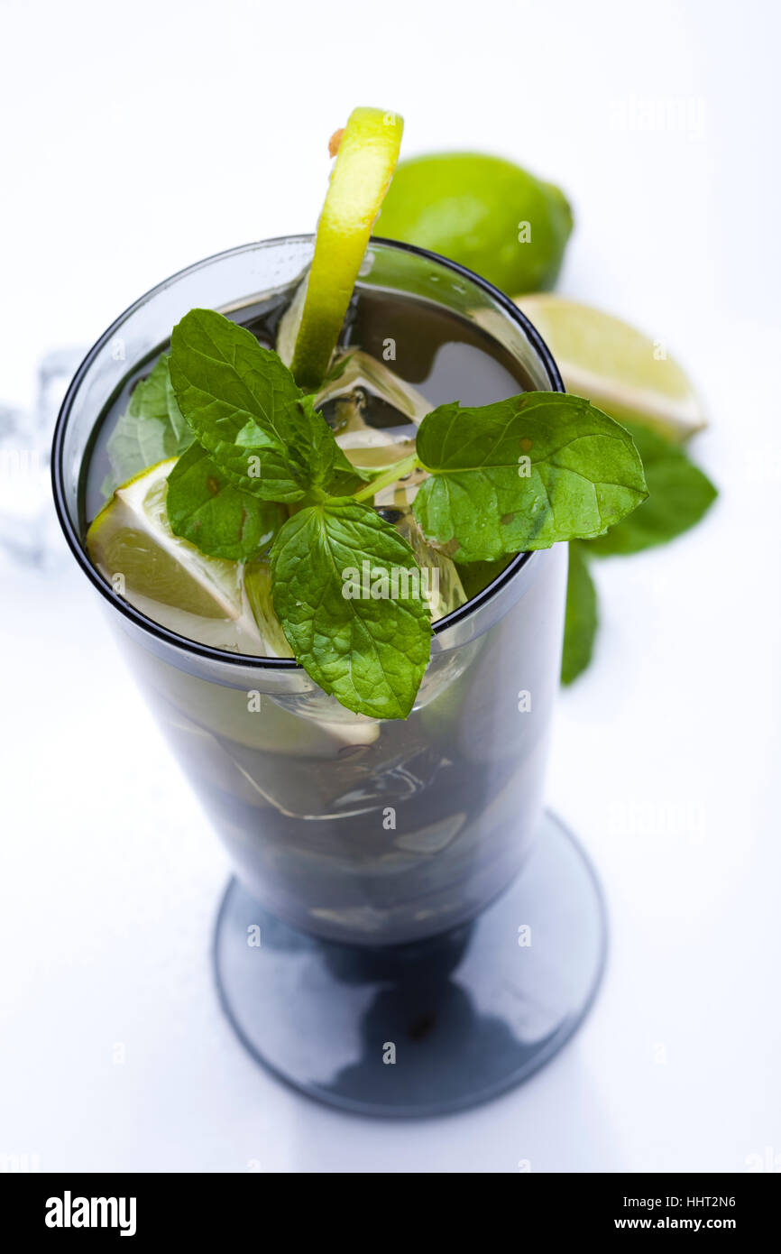 drink, drinking, bibs, cold, alcohol, lemon, citron, cocktail, long ...