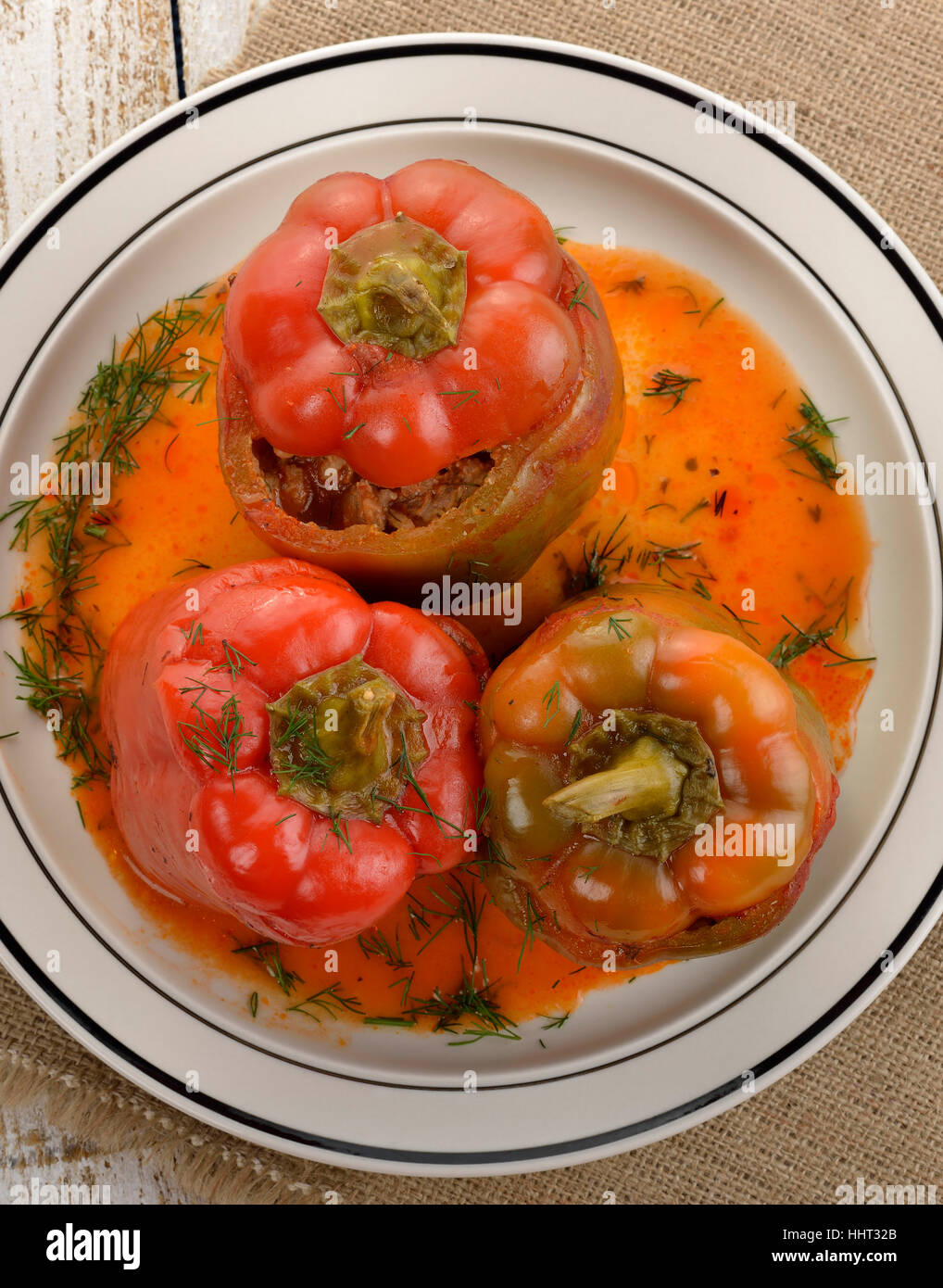 food, aliment, pepper, stuffed, vegetable, dish, meal, homemade, red ...
