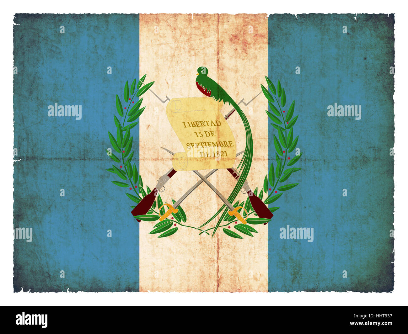 guatemala, flag, style, old, antique, america, central america ...
