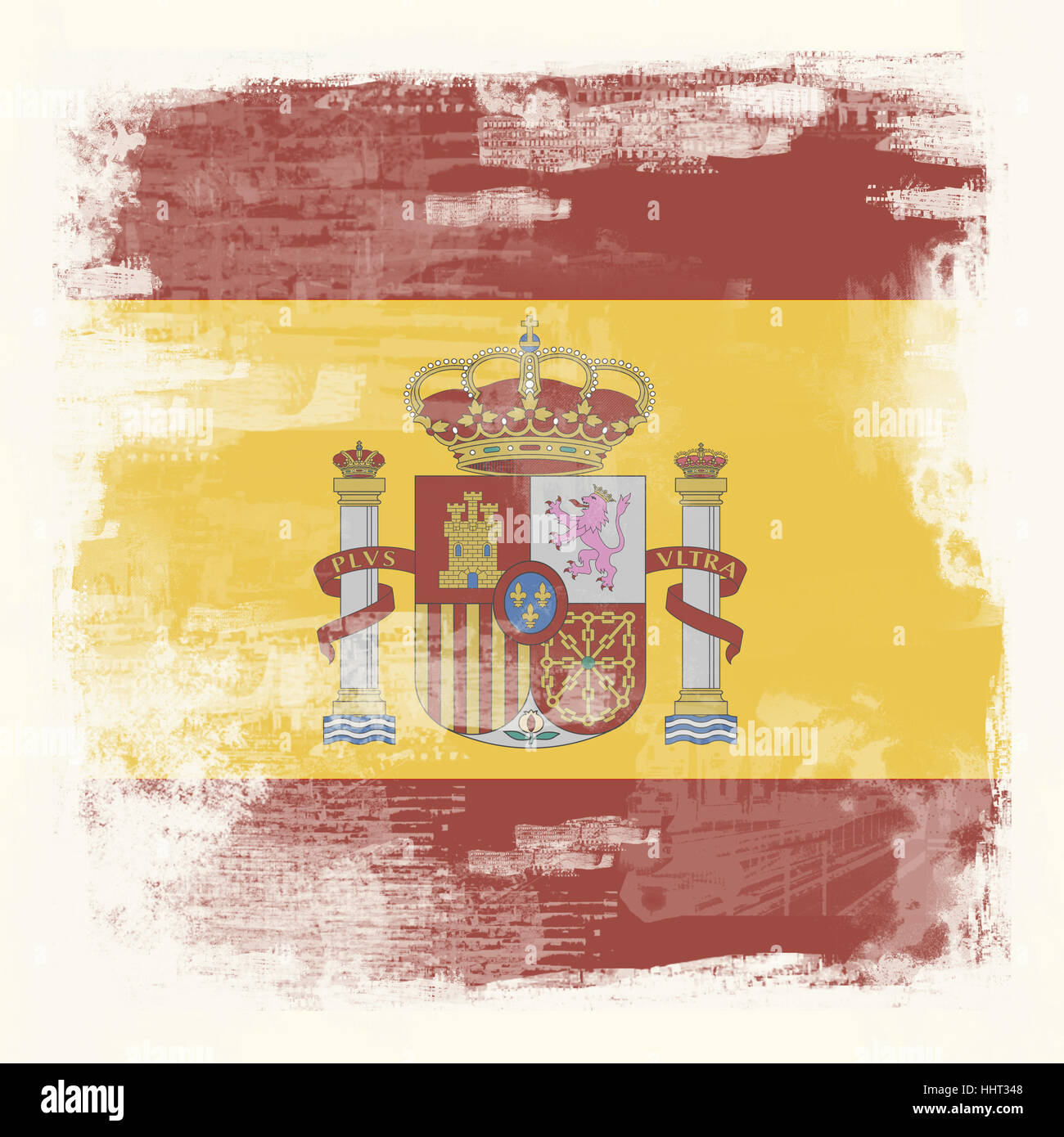 spain, flag, style, old, antique, blank, european, caucasian, spain ...